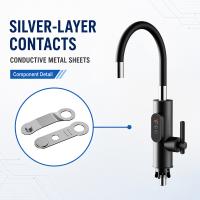 China 3s Fast Heating 3300W Electric Heating Tap with LED Digital Temperature Display for Kitchen for sale