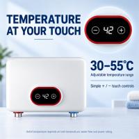China Instant Electric Water Heater with 3-Second Rapid Heating, Cast Aluminum Heating Element, and LED Digital Temperature Display for sale