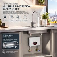 China Instant Electric Water Heater with 3-Second Rapid Heating, Cast Aluminum Heating Element, and LED Digital Temperature Display for sale