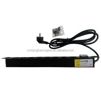 China European Standard PDU 8 Sockets 1U Power Distribution Unit with On Off Switch for sale