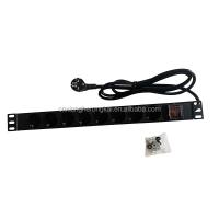China European Standard Plug PDU for Germany Socket and A/V Metered Network Cabinet Rack for sale