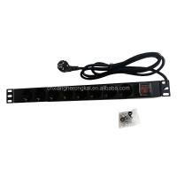 China European Standard Plug PDU for Germany Socket and A/V Metered Network Cabinet Rack for sale