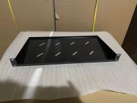 China SPCC Cold Rolled Steel 1U Vented Keyboard Tray for Rack Mount Communication Tray for sale