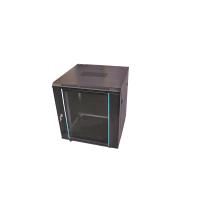 China OEM Service 15u Network Wall Cabinet Server Rack Shelf with Toughened Glass Door for sale