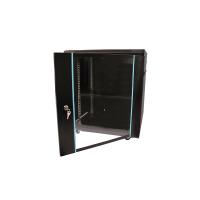 China OEM Service 15u Network Wall Cabinet Server Rack Shelf with Toughened Glass Door for sale