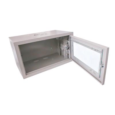 China Wall Mount Network Data Cabinet 6U Server Rack with SPCC Cold Rolling Steel Material for sale