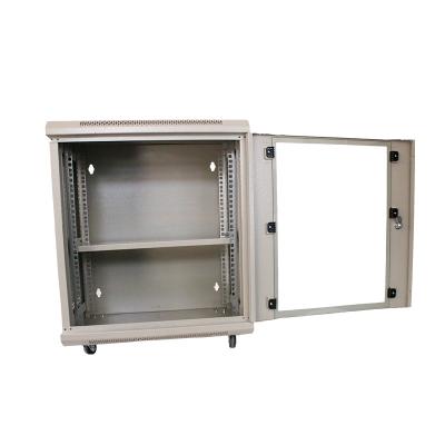 China Server Room Standard Server Rack Cabinet with 19Inch Spcc Steel Tempered Glass Door for sale