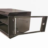 China OEM Server 19inch GCabling Enclosure Telecom Data Wall Box Mini Server Rack with Glass Door for sale