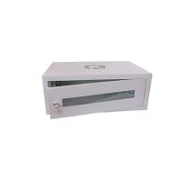 China Office Wall Cabinet Smokey Glass Door 9U Network Rack for Telecommunication Equipment for sale