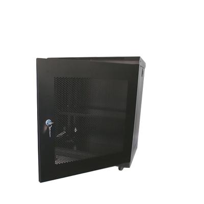 China SPCC Cold Rolled Steel 12U Swing Frame Network Cabinet for Server Room Cooling System for sale