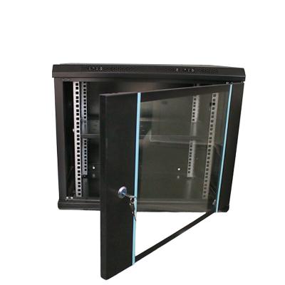 China 9U Data Center Server Rack Cabinet Made of SPCC Cold Rolled Steel for Office Network for sale