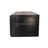 China Stock Monitoring Console Metal Mesh Cabinet for Server Room 6U Open Wall Mounted PC for sale