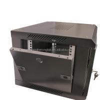 China Stock Monitoring Console Metal Mesh Cabinet for Server Room 6U Open Wall Mounted PC for sale