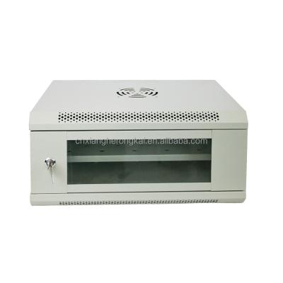 China 4U Network Cabinet Wall Mount Enclosure for Server Room Made of SPCC Cold Rolled Steel for sale