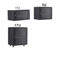 China 4u 6u 12u 18u Indoor Wall Mount Server Rack with SPCC Cold Rolled Steel Material for sale