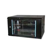 China Wall Mount Glass Door Network Rack Cabinet for SPCC Cold Rolled Steel 4U 6U 8U 12U 22U for sale