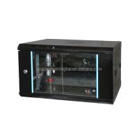 China Wall Mount Glass Door Network Rack Cabinet for SPCC Cold Rolled Steel 4U 6U 8U 12U 22U for sale