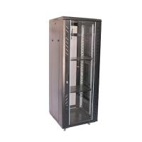 China 42U Floor Standing Glass Door Network Server Cabinet with Monitoring Switch and DDF for sale