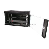 China Networking Cabinet Wall Mounted Server Rack with L Rails and Double Section Design for sale
