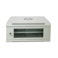 China 19 Inch Wall Mount Network Cabinet with Fixed Shelf 4U Rack 24 HDD 4U TV Cabinet Telecom Cabinet for sale