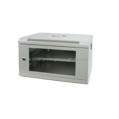 China Mini Server Rack Glass Door Small DDF 6U Wall Mount Network Cabinet for Data Wall Box for sale