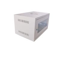 China Direct Supply White 6U Server Rack for Network Cabinet Cable Entry Top Cover Included for sale