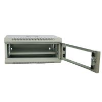 China 4U Wall Mount Network Data Cabinet Stainless Steel Deep Server Rack with Two Locking Keys for sale