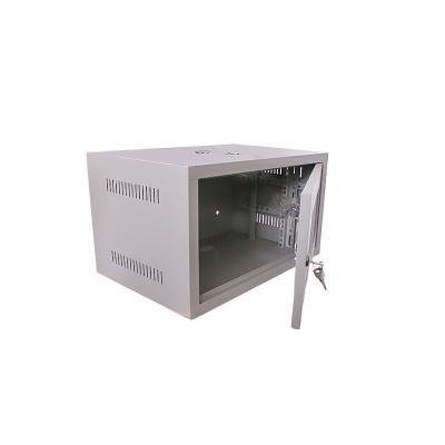 China Stock 6u Server Rack Network Cabinet with Top Cover Cable Entry for sale