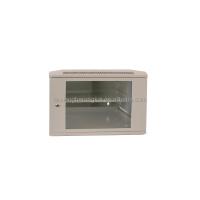 China 9U Wall Mount Network Server Rack with Toughened Glass Door Standard Server Cabinet for sale