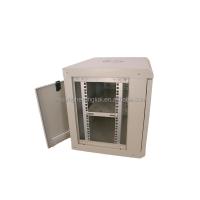 China 9U Wall Mount Network Server Rack with Toughened Glass Door Standard Server Cabinet for sale
