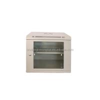 China 9U Wall Mount Network Server Rack with Toughened Glass Door Standard Server Cabinet for sale