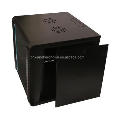 China 12u Communication Equipment Server Rack with Lockable Data Cabinet Private Mold Yes for sale