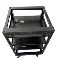 China 12u Server Rack Double Rivet Shelving 19'' Rack mount Rack with SPCC Cold Rolled Steel for sale