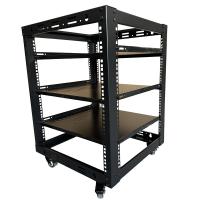 China 12u Server Rack Double Rivet Shelving 19'' Rack mount Rack with SPCC Cold Rolled Steel for sale