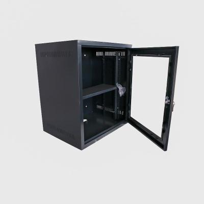 China Indoor Data Center Waterproof Server Rack Network Cabinet with Open Frame Glass Door for sale