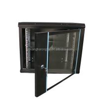 China Stock Products 9u 4u 6u 9u 12u Flat Network Cabinet Server Rack Cabinet Wall Mounted for sale