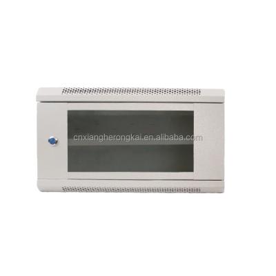 China Standard 19-inch 6U Wall-Mounted Network Server Rack Cabinet in SPCC Cold Rolled Steel for sale