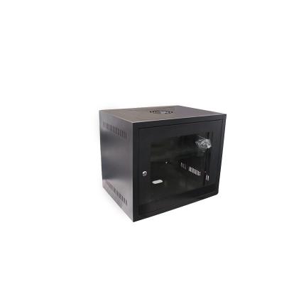 China 19 inch 4u Wall Cabinet Rack Workstation 6U Rack Server Glass Door Cabinet for Market for sale