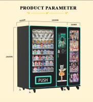 China ZD Combo Me Smart Locker Touch Screen Vending Machine Lift Coin QR Code Token Credit Card Vendor Machine for Shopping Malls for sale