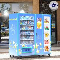 China ZD Touch Screen Blind Lucky Box Vending Machine Toys  Multiple Combinations  Credit Card Payment with Shopping Carts for sale