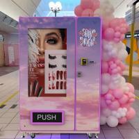 China New Arrival Custom Make up Lashes Vending Machine  49 Inch Touch Screen Hair Extension Wigs Vending Machine for sale