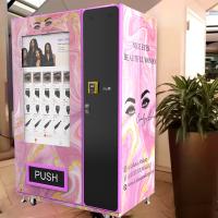 China New Arrival Custom Make up Lashes Vending Machine  49 Inch Touch Screen Hair Extension Wigs Vending Machine for sale