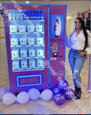 China Zhongda Popular LED Screen Hot Custom Design Hair Lashes Vending Machine Beauty Vending Machines for sale