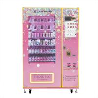 China 24-hours Beauty Retail Items Cosmetics Trading Card Eyelash Machines Maquina Expendedora Genre Vending Machines for sale