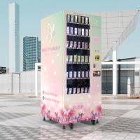 China Hot Sale Customized Pink Press on Nails Small Vending Machine and Beauty Vending Machine with apple Pay and Credit Card Payment for sale