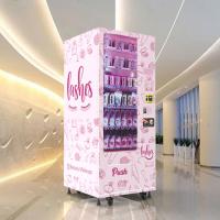 China Cheaper Price Small Vending Machine Customized pink Vending Machine for False Lashes and Cosmetic Items with Coin Cash apple Pay for sale