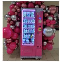 China Cheaper Price Small Vending Machine Customized pink Vending Machine for False Lashes and Cosmetic Items with Coin Cash apple Pay for sale