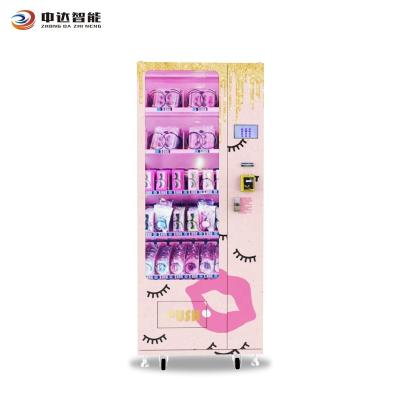 China Zhongda Custom Design Pink Small False Lashes Hair Bundles Wigs Beauty Vending Machine in Shopping Mall for sale