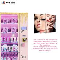 China Zhongda Custom Design Pink Small False Lashes Hair Bundles Wigs Beauty Vending Machine in Shopping Mall for sale