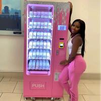 China Customized Small Size Automatic Beauty Mini Vending Machine Lipgloss and Eyelashes Vending Machine for sale
